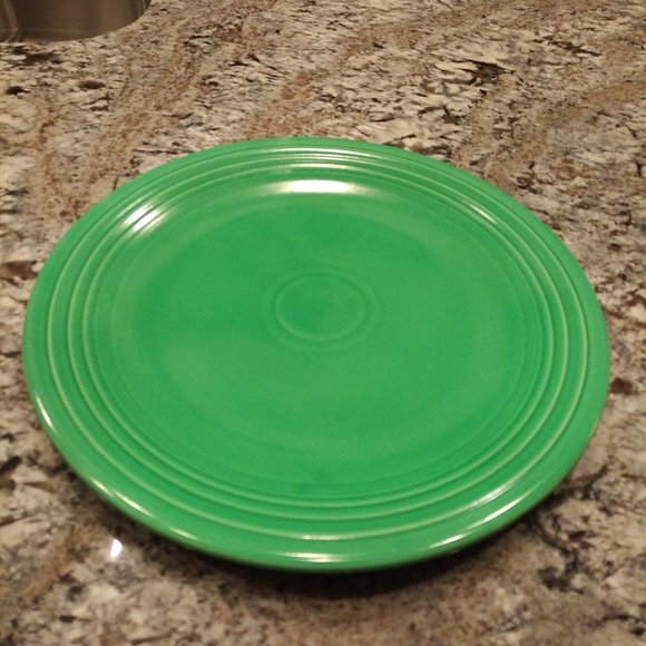 Fiestaware | Dining | Vintage Fiestaware Greenforest Green 5 Chop Plate ...